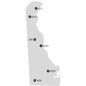 Delaware Airport Map - Delaware Maps
